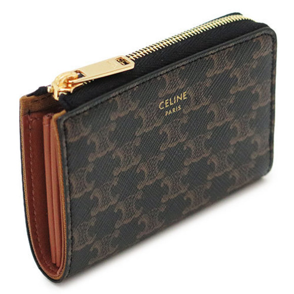Celine | Bags | Celine Zipped Black Tan Coin | Poshmark